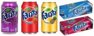 ¡Sabores de Fanta! Pack 12 latas de refrescos Mango, Piña, Uva, Fresa ...