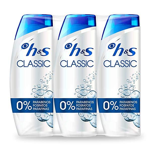 ¡Chollo! Pack de 3 champús anti-caspa H&S Classic de 540ml por 12.99 ...